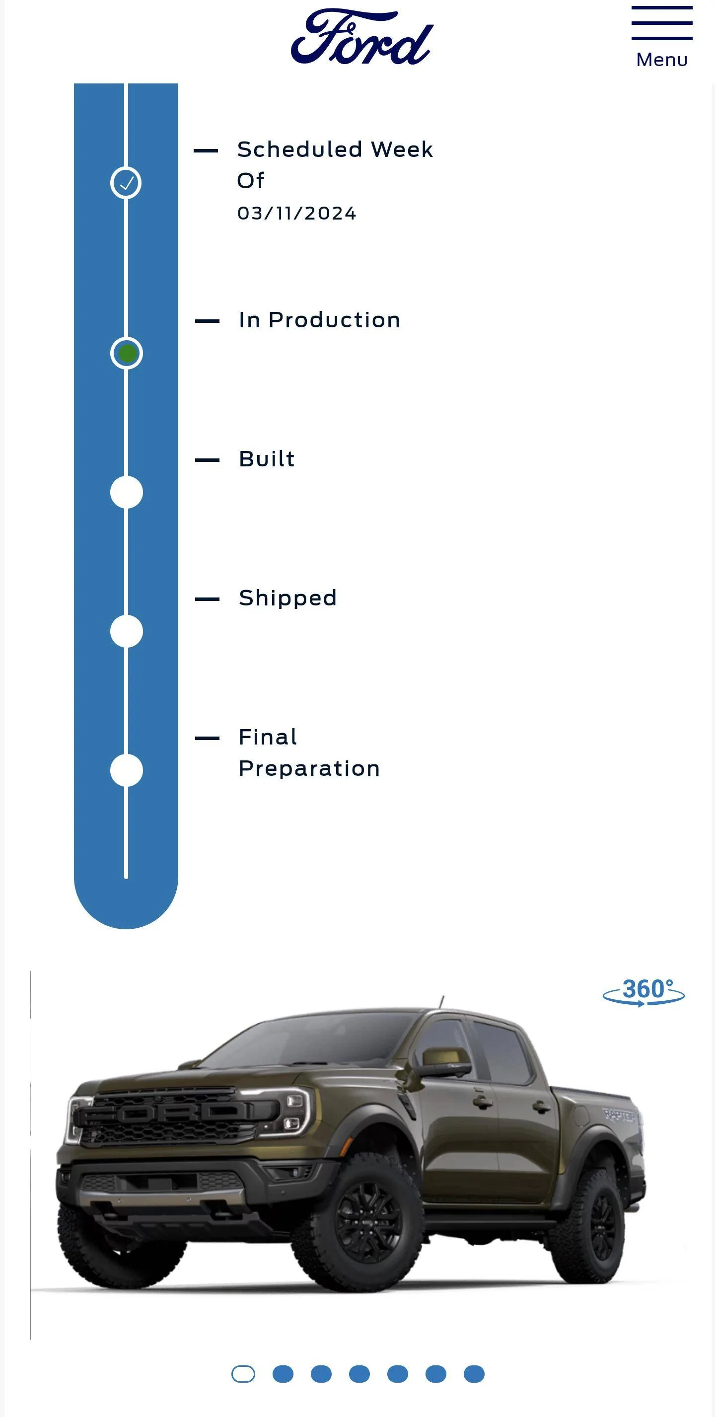 Order Tracker Status | Page 7 | Ranger6G - 2024+ Ranger & Raptor Forum ...