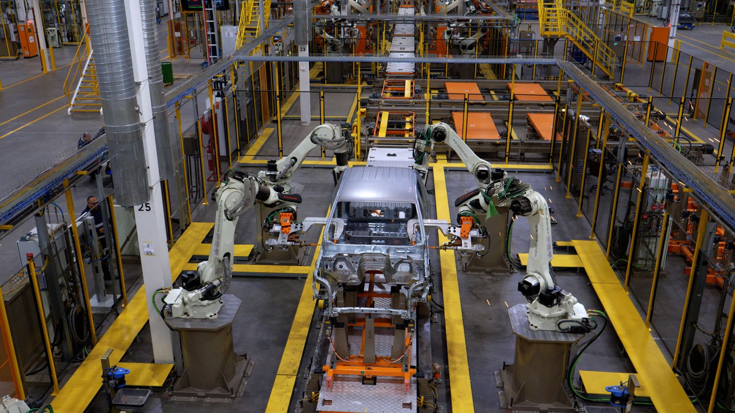 Modern Ford Assembly Line