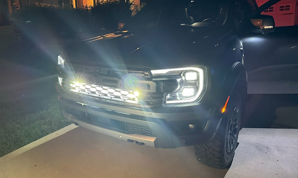 Raptor LED Stealth Light Bar Installed | Ranger6G - 2024+ Ranger ...