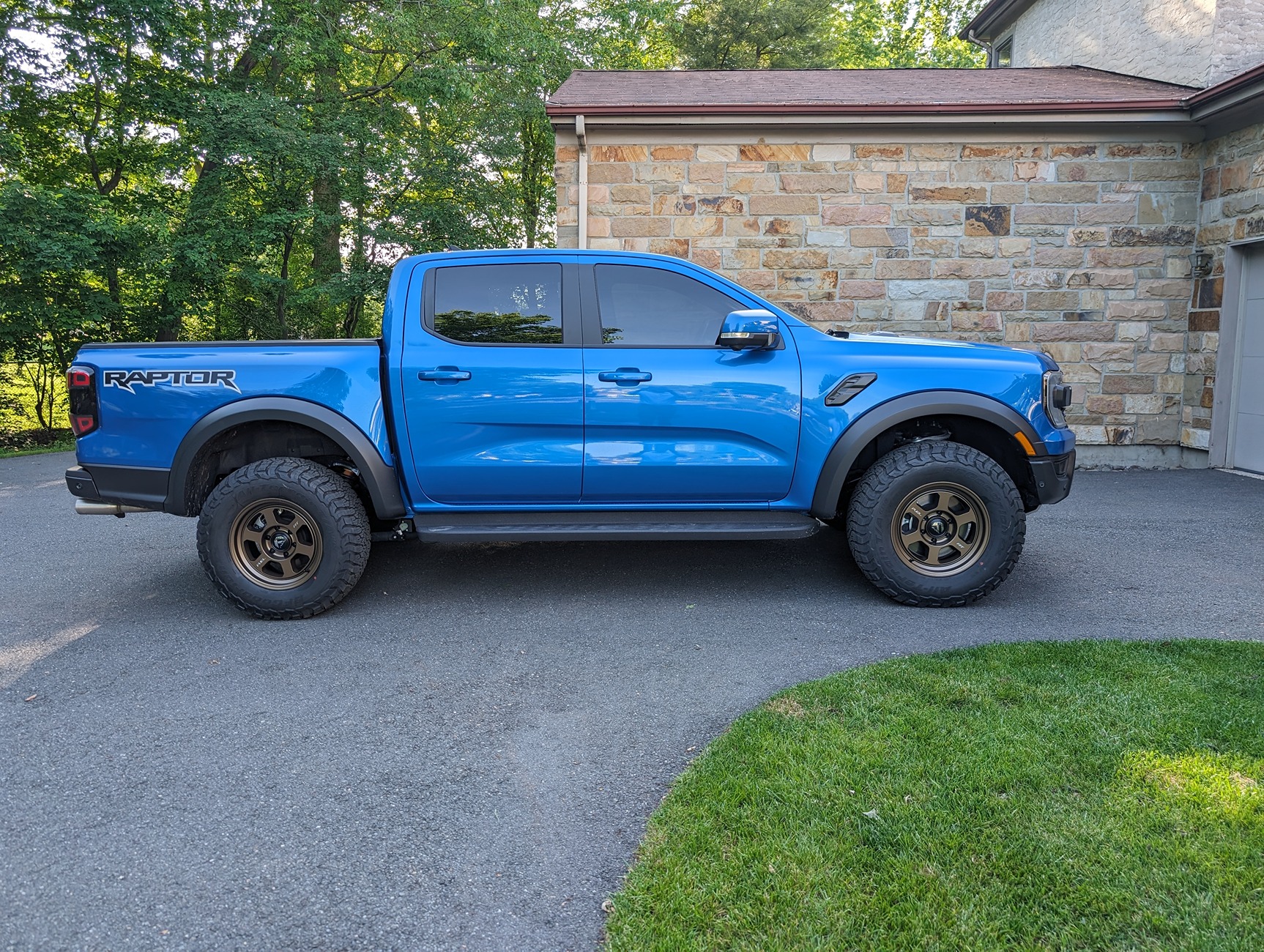 New shoes are on Ranger Raptor! 17x8.5 +10 offset Fuel Hype Wheels in ...