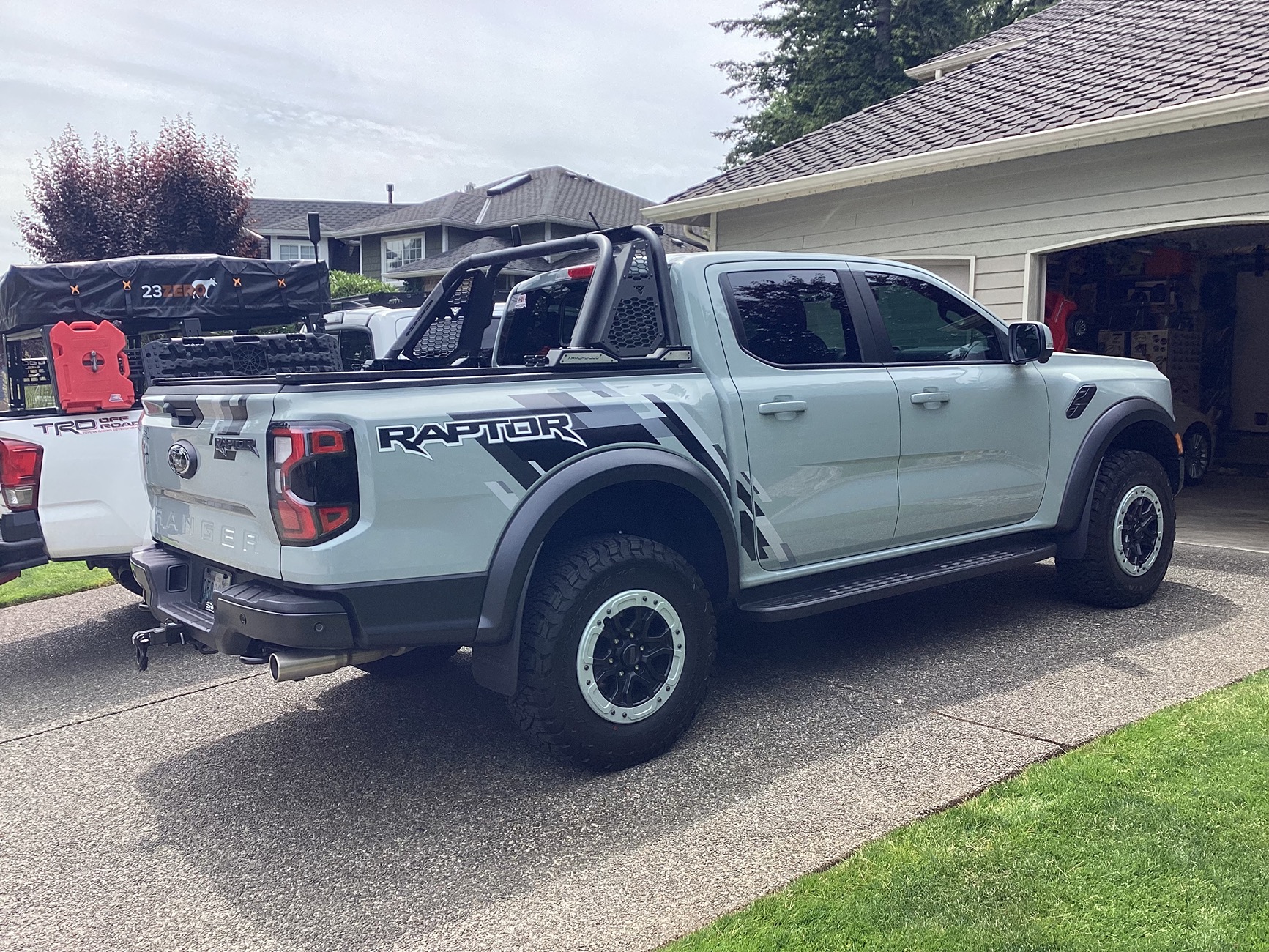 Added a little pop! Beadlock rings paint matched Cactus Gray | Ranger6G ...