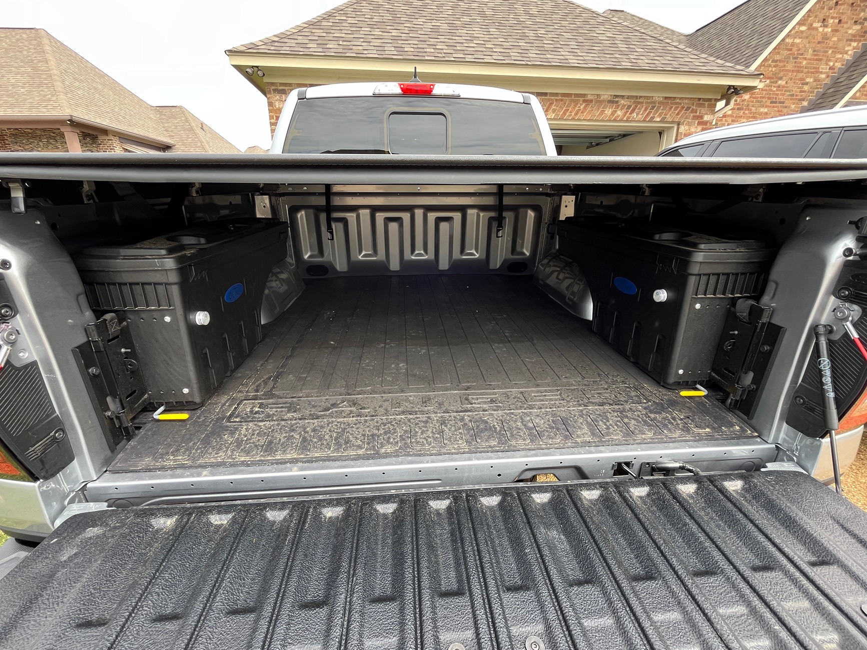 My 2024 Ranger XLT FX4 w/ tow hitch, bed swing tool boxes, bed mat ...