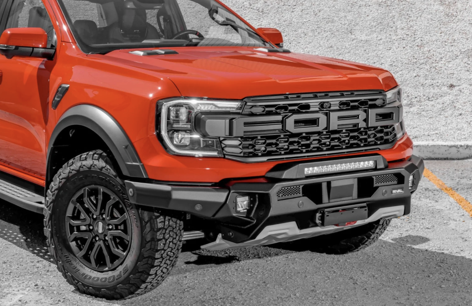 RIVAL Aluminum Bumper for Ranger Raptor | Ranger6G - 2024+ Ranger ...