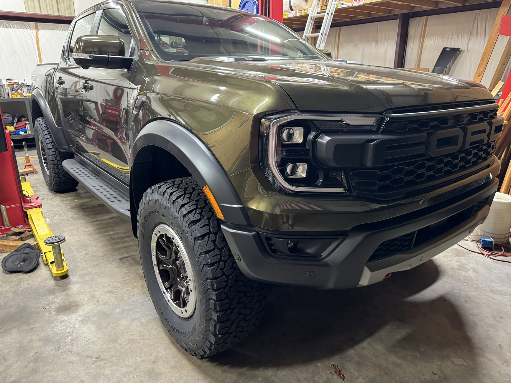 Leveled Ranger Raptor on Bronco Sasquatch Wheels/Tires | Ranger6G ...