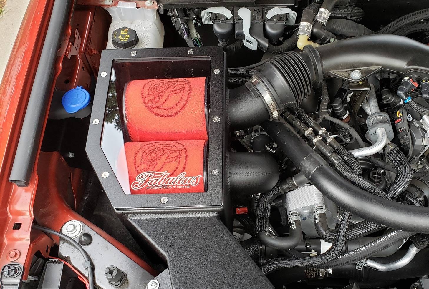 New air intake (Fabulous Fabrications installed in Ranger Raptor ...