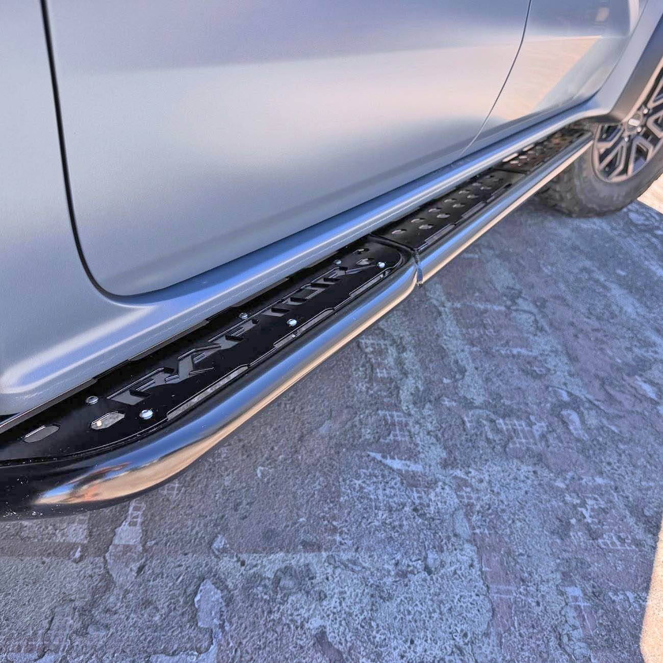 Hot Metal Fab Rock Sliders on Raptor Ranger | Ranger6G - 2024+ Ranger ...