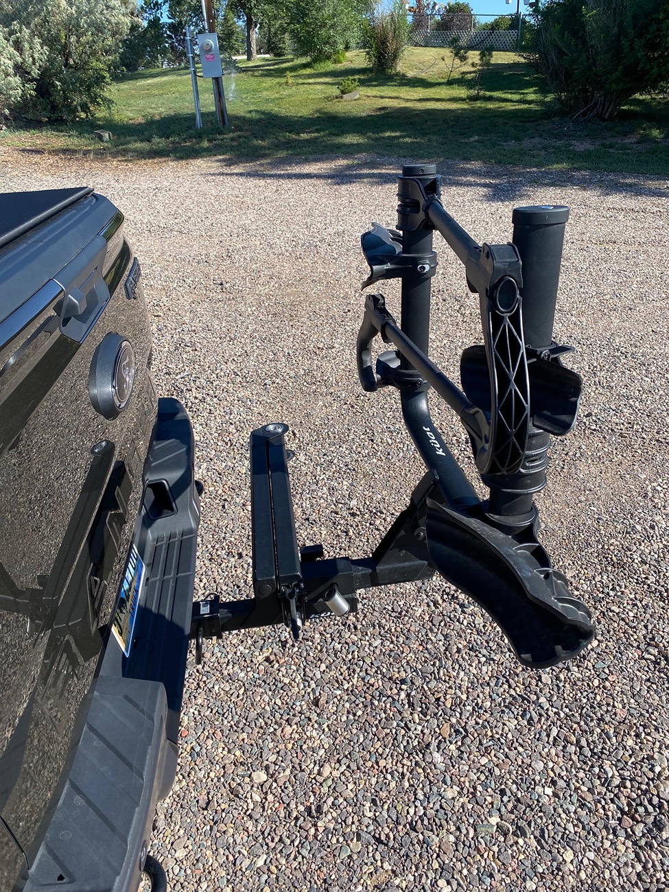 Kuat Transfer with Swing Bike Rack installed | Ranger6G - 2024+ Ranger ...