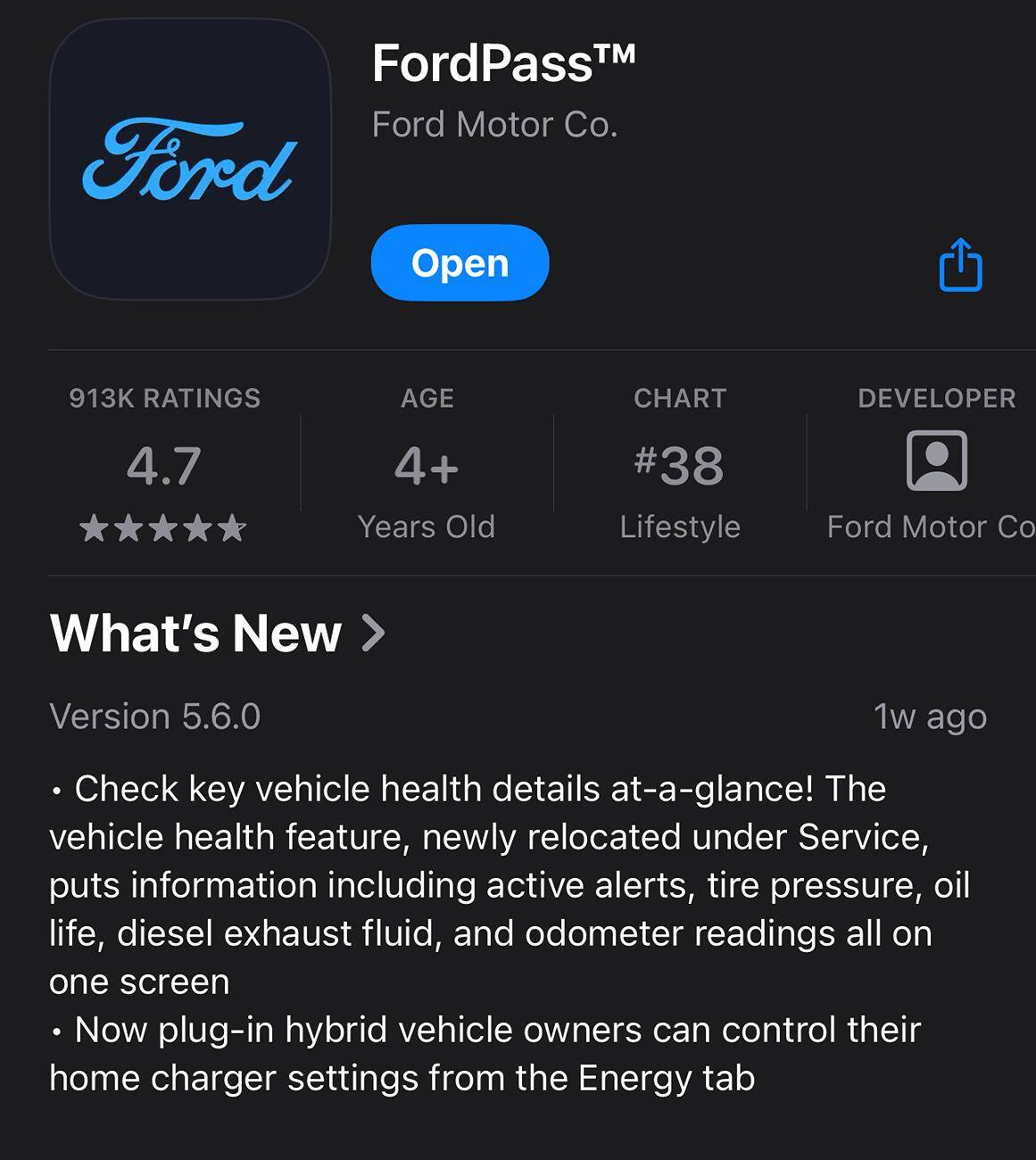 New FordPass App Update (5.6.0) | Ranger6G - 2024+ Ranger & Raptor Forum, News, Owners ...