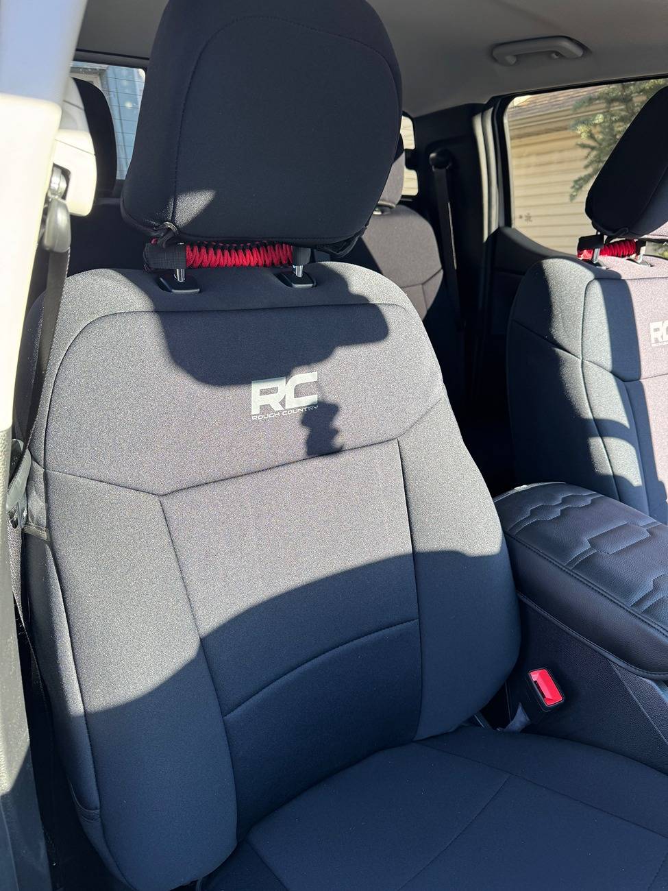 Rough Country Neoprene Seat Cover Install — A Ranger Lariat Adventure ...