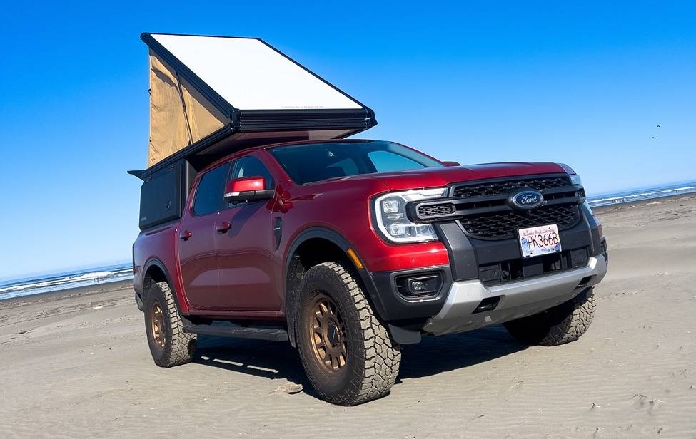 Red 2.7 Lariat Overland Build - Dobinsons Lift, Super Pacific Camper ...