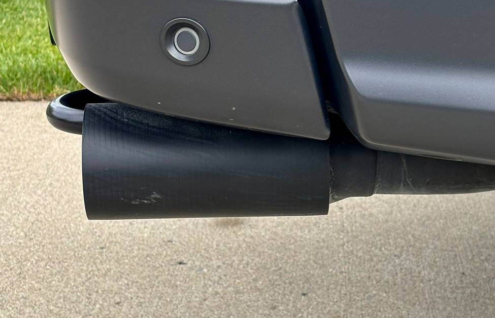 Exhaust tail pipes / tips black out | Ranger6G - 2024+ Ranger & Raptor ...