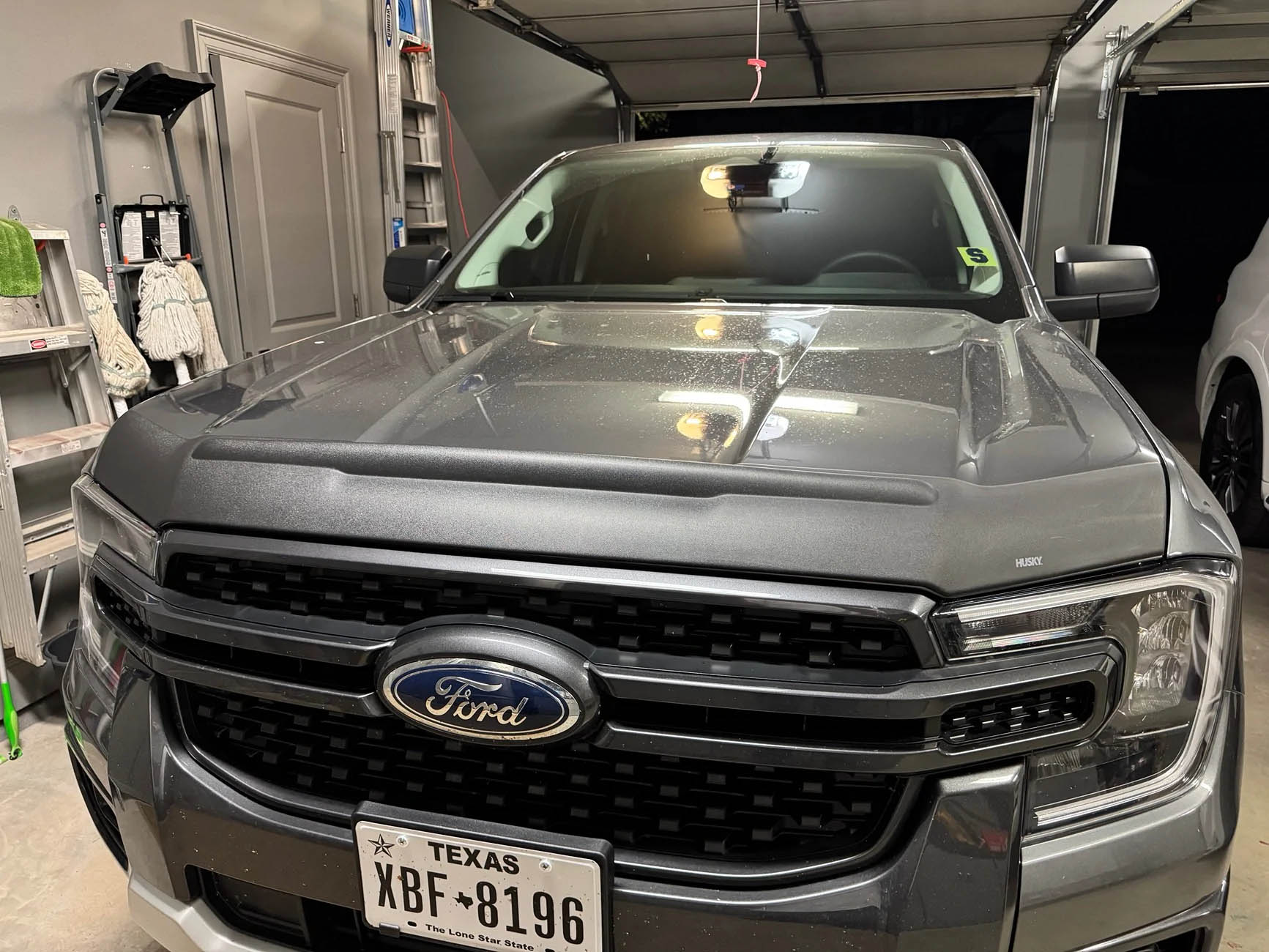 Aeroskin II Hood/Bug shield by Husky installed | Ranger6G - 2024+ Ranger & Raptor Forum, News ...